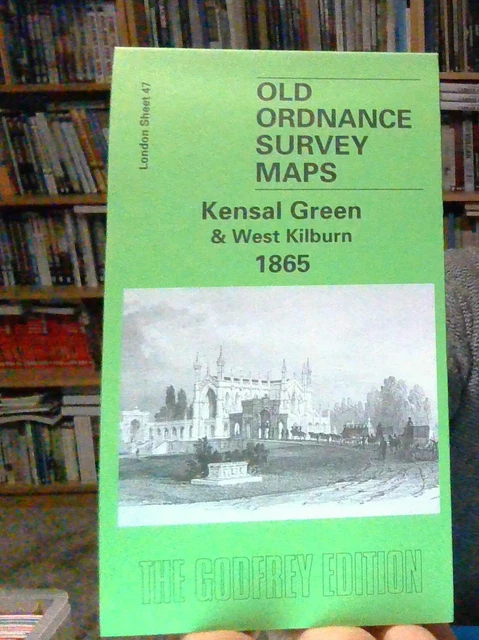 MAP OF KENSAL Green & West Kilburn 1865 LONDON SHEET 47 NEW ...