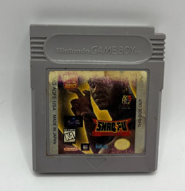 SHAQ-FU NINTENDO GAME Boy GameBoy Cartridge Rare EUR 92,15 - PicClick ES