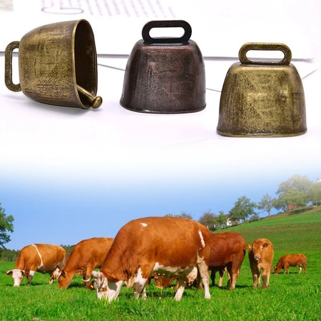 COPPER LOUD BRONZE Bell Grazing Copper Bells Animal Bell Cow Horse ...