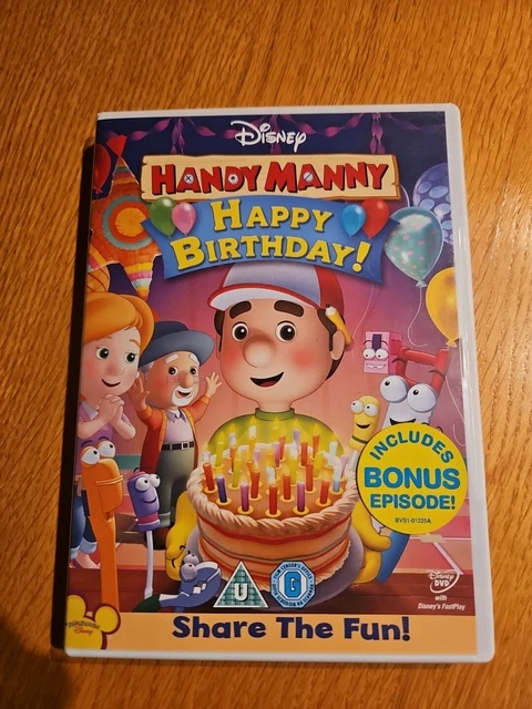 DISNEYS HANDY MANNY Happy Birthday Dvd Kids Disney EUR 14,10 - PicClick IT