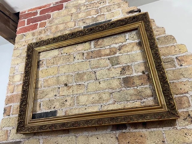 GOLD GILT & Ornate Detail Antique / Vintage Picture Frame, Large - Very ...