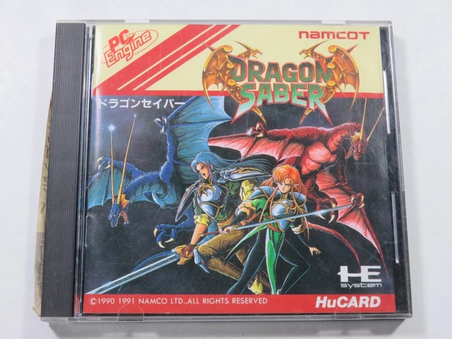 DRAGON SABER NEC Pcengine (Pce) Hucard Ntsc-Japan (Complete With French ...