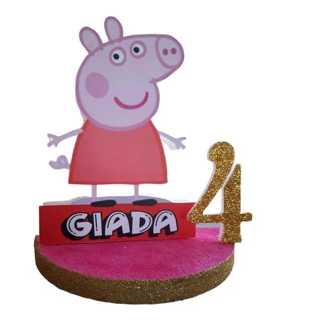 SILHOUETTE POLYSTYRÈNE AVEC Nom Et Nombre Peppa Cochon pour Fêtes ...