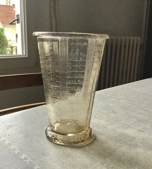 ANCIEN BOL VERRE DOSEUR MESUREUR GRADUÉ MOUGIN MADE in France EUR 18,00 ...