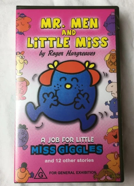 MR MEN & Little Miss By Roger Hargreaves VHS ~ A Job For Little Miss ...