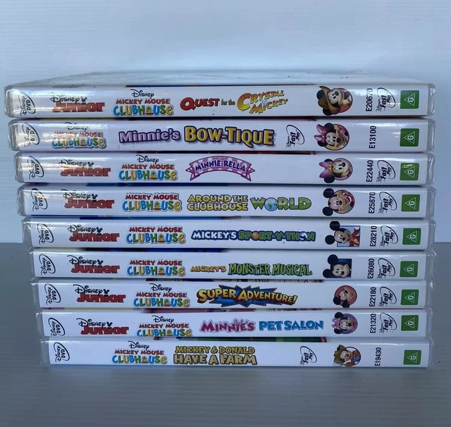 BRAND NEW - Disney Junior DVD Bundle x 9 - Mickey Mouse Clubhouse ...