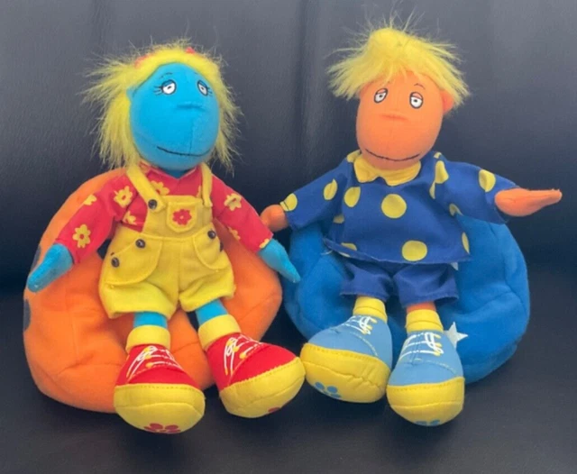 HASBRO BBC THE Tweenies Small Jake And Fizz On Removable Beanbag Soft ...