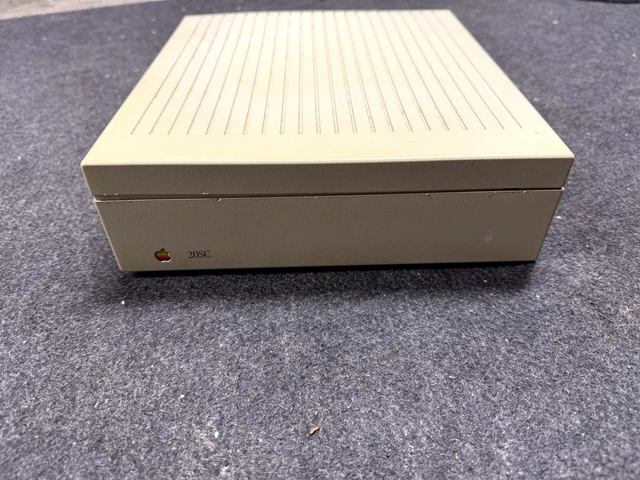 APPLE HARD DISK 20SC M2604 External SCSI Drive w/ 2GB Upgrade - Working ...