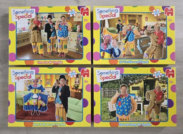 4 X MR TUMBLE JIGSAW PUZZLE / SOMETHING SPECIAL grandad AUNT POLLY lord ...