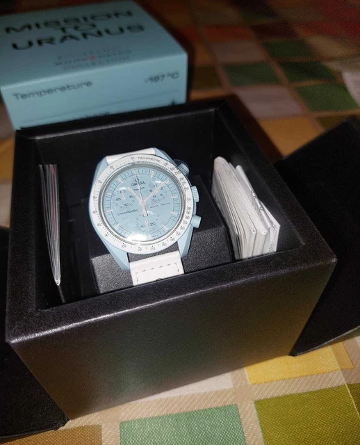 OMEGA X SWATCH Moonswatch Mission To Uranus Speedmaster Nuovo Originale ...
