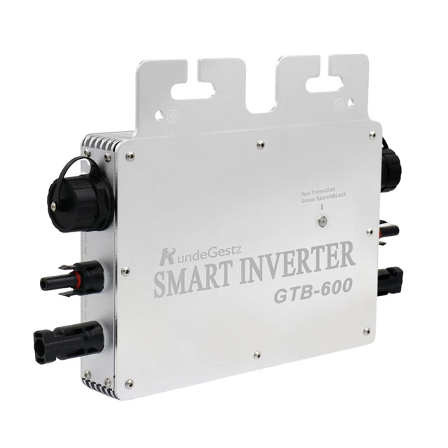 600W SOLAR INVERTER Inverter Grid Tie PV Balcony Power Plant Wifi ...