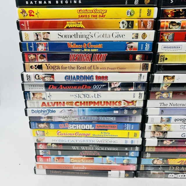 50 BULK LOT DVDs Wholesale Mixed Titles Family Comedy Drama Movies $33. ...