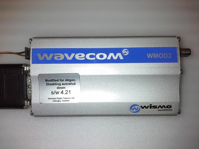 WAVECOM DUAL BAND industriell GSM/GPRS Modem WMOD2B-G900/1800 RS-232 5 ...
