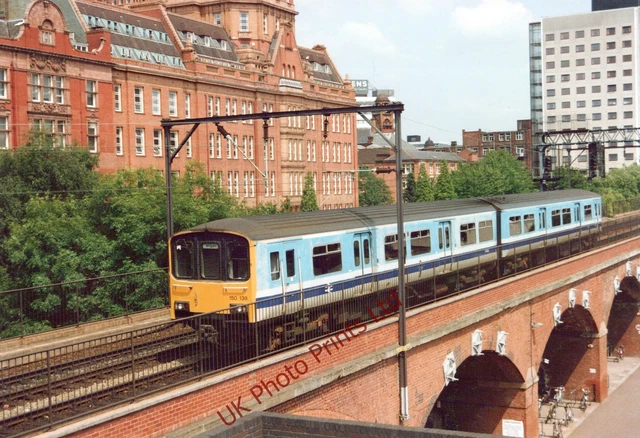 RAILWAY PHOTO 6X4 Class 150 DMU 150139 Manchester Oxford Road c1992 £1. ...