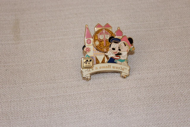 DISNEY WORLD 40TH Anniversary It’s a Small World Pin – Mickey Minnie ...