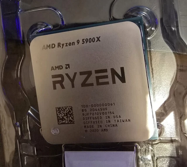 AMD RYZEN 9 5900X Desktop Processor (4.8GHz, 12 Cores, Socket AM4) Box -... £151.76 - PicClick UK