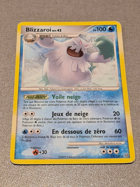CARTE POKEMON FRANÇAISE Blizzaroi 12/100 Rare Dp Tempête EUR 1,90 ...