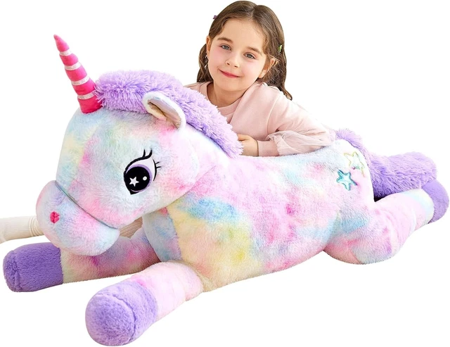 GIANT UNICORN STUFFED Animal Plush Toy,110cm,Large Unicorn Cute Jumbo ...