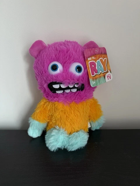 RAY TV MONSTER Soft Cute Cuddly Fluffy Toy 24cm Tall BNWT, Ray Monster ...