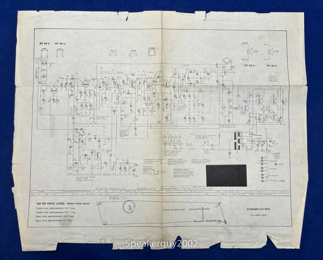 ORIGINAL GRUNDIG SCHEMATIC - RC 900a Chassis / RTV 900a £11.68 ...