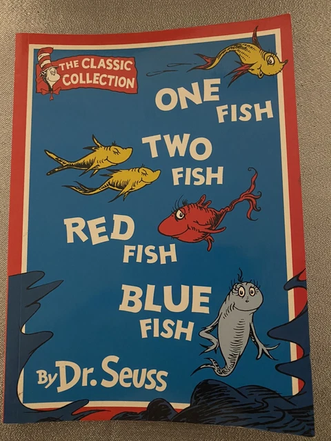 DR. SEUSS ONE FISH TWO FISH RED FISH BLUE FISH Book The Classic ...