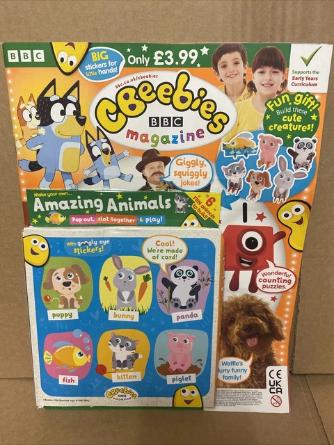 BBC CBEEBIES MAGAZINE 2023 + Build Your Own Bugs / Bug Explorer Play ...