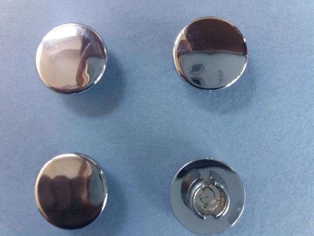 M8 CHROME EFFECT ALLEN BOLT COVER CHROME CAP CAPS M8 (4 pack) £5.85 ...
