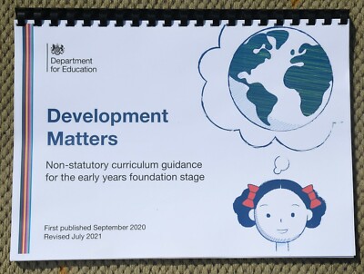 NEW DEVELOPMENT MATTERS EYFS Full Colour Early Years Updated July 2021 ...