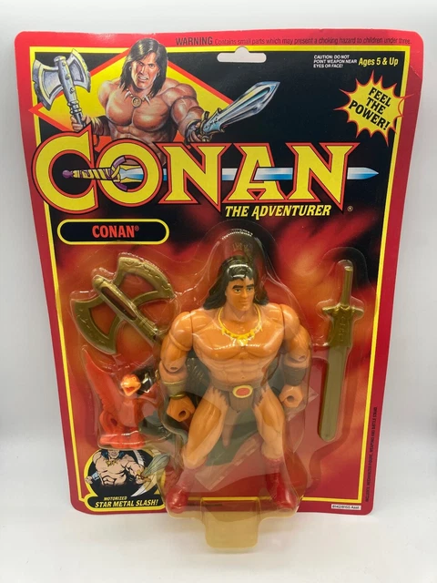 VINTAGE CONAN THE Adventurer CONAN Action Figure Toy Sealed MOC Hasbro ...