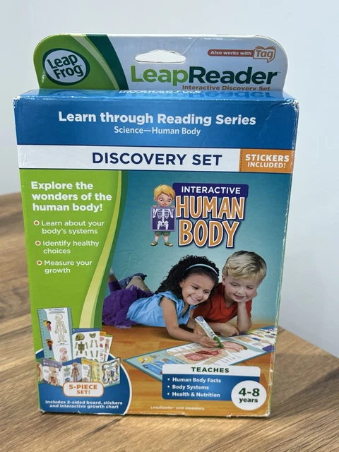 LEAPFROG DISCOVERY SET Interactive Human Body For Use With Tag Reader £ ...