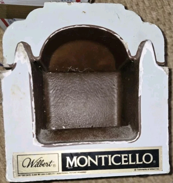 SALESMAN SAMPLE WILBERT MONTICELLO Burial Vault Crypt CROSS SECTION ...