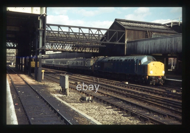 2X ORIGINAL 35MM slides - Class 40's - 40015 & 40138 at Manchester ...