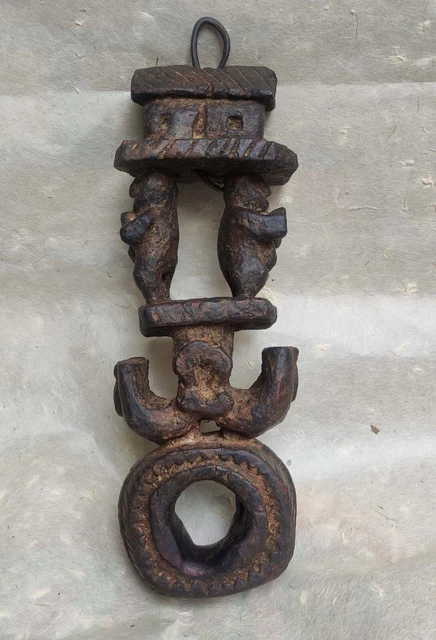 ANTIQUE PRIMITIVE WOODEN Ghurra Butter Churner Key Neti Himalayan Art ...