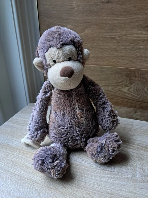 JELLYCAT MOSS MONKEY SOFT COMFORT TOY RARE RETIRED 30cm £36.03 ...