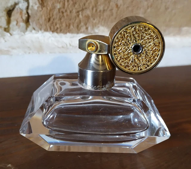FLACON DE PARFUM ancien en cristal signé Marcel Franck EUR 55,00 ...