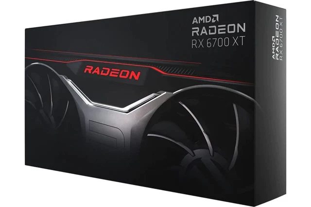 AMD RADEON RX 6700 XT 12GB Founders Edition Black RX6700XT Graphics ...