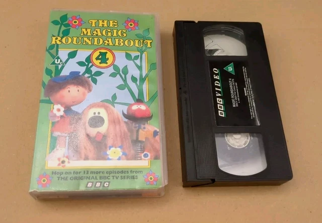 THE MAGIC ROUNDABOUT 4 Kids Animated VHS Video Tape, BBC, 13 Episodes ...