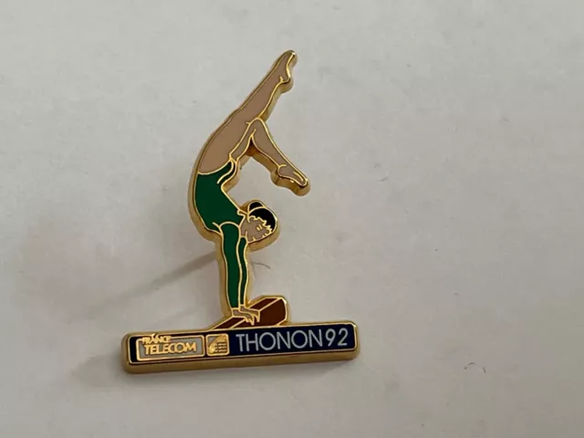 PINS PIN ENAMEL France Telecom Gymnastique Gym Thonon 92 Arthus ...