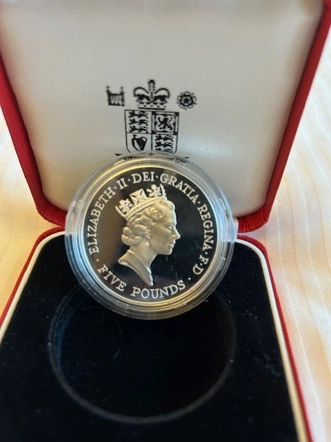1996 UK SILVER Proof Crown with Royal Mint Case + COA £57.90 - PicClick UK