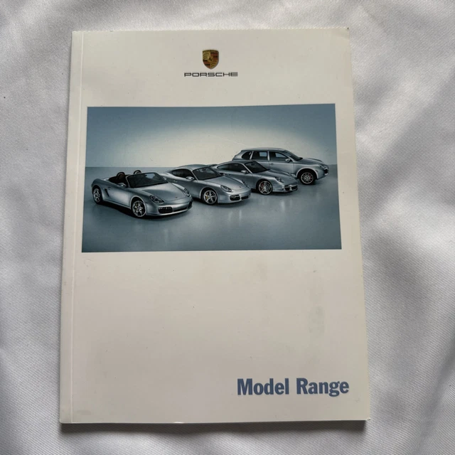 PORSCHE MODEL RANGE Car Sales Softback Book Brochure 2006 911 Boxster ...
