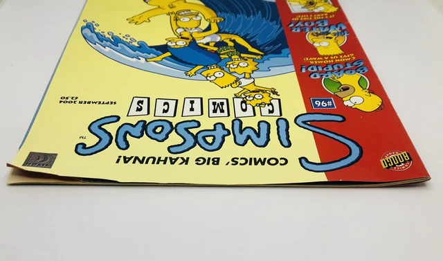 THE SIMPSONS COMIC #107 #96 Magazines Bongo Comic Bundle Issues 96 107 ...