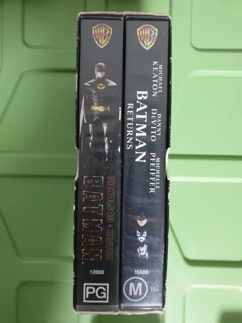 BATMAN & BATMAN Returns Vhs X2 Box Set Watched Both Work Great. $30.00 ...