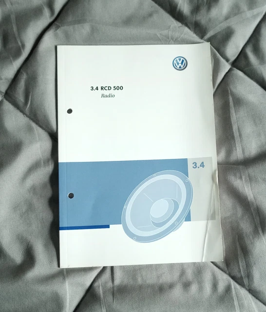 VW AUTORADIO RCD 500 Bedienungsanleitung EUR 5,00 - PicClick DE