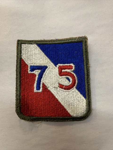 ORIGINAL WWII US Army 75th Infantry Division Shoulder Patch Insignia ...