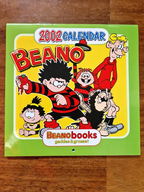 BEANO 2002 CALENDAR - NEW condition - Beano books £7.50 - PicClick UK
