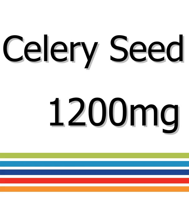 CELERY SEED 1200MG x 360 Tablets - Antioxidant Properties £64.37 ...