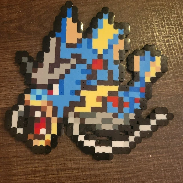 CHARIZARD MENU ICON Perler Bead Pixel Art EUR 5,69 - PicClick IT