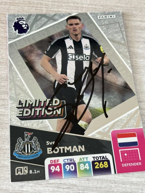 MATCH ATTAX LIMITED Edition 2025 Sven Botman Newcastle United Signed. £4.99 - PicClick UK