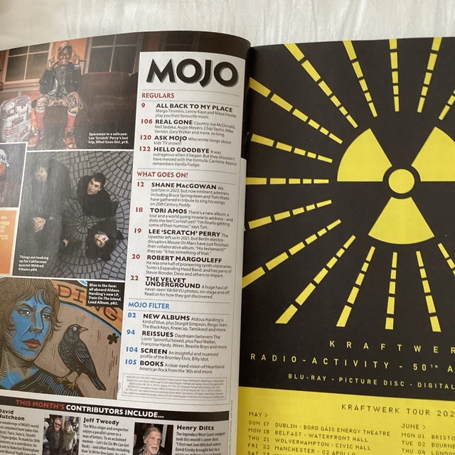 MOJO MAGAZINE ISSUE 391 Joni Mitchell Elvis Costello Emmylou Harris ...