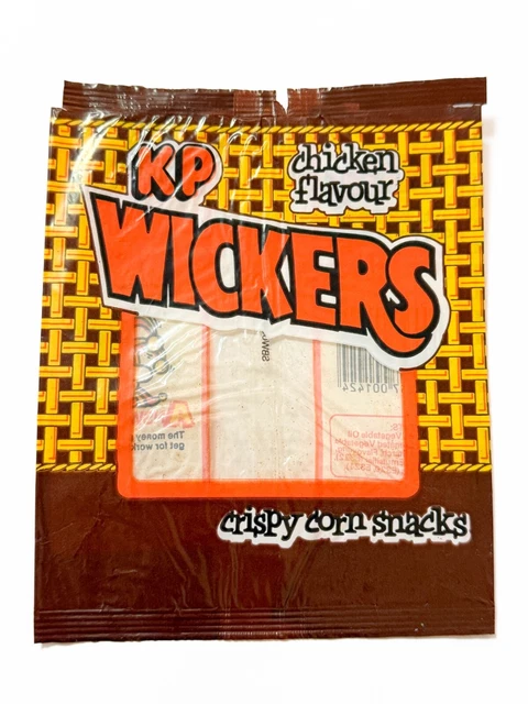 VINTAGE CRISP PACKET KP Wickers Chicken Flavour £1.75 - PicClick UK
